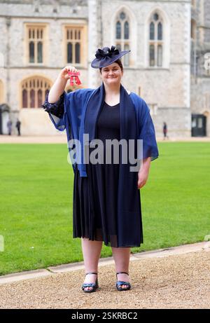 Paralympian Sabrina Fortune after being made a Member of the Order of ...
