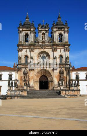 Portugal, Alcobaca. Cistercian Monastery, founded 1153. Built in gothic ...