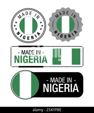 Made In Nigeria Seal Vector Stock Vector Image & Art - Alamy