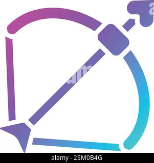 Cupid icon vector, filled flat sign, solid pictogram isolated on white ...