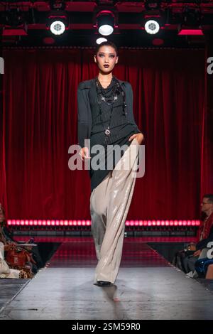 Models walk at Frederick Anderson's NYFW SS26 Fashion Show at The ...