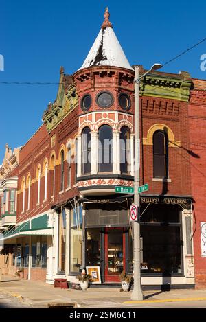 Stockton, Illinois - United States - February 10th, 2025: Downtown ...