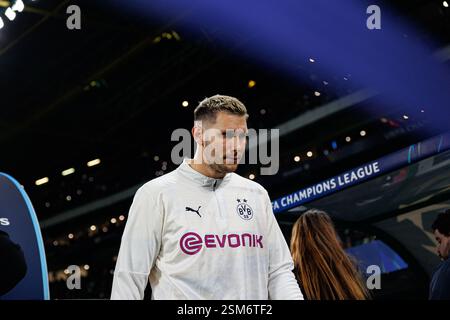 Niklas Sule seen during UEFA Champions League game between teams of ...