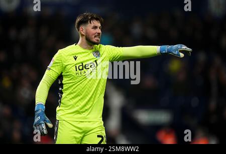 West Bromwich Albion goalkeeper Joe Wildsmith during the Sky Bet ...