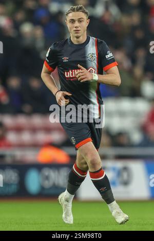Thelo Aasgaard of Luton Town during the Sky Bet Championship match ...