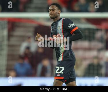 Lamine Fanne of Luton Town during the Sky Bet Championship match Luton ...