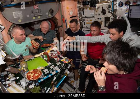 Earth Atmposhere. 27th May, 2022. Expedition 67 crew members during ...