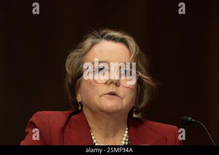 Abigail Slater, nominee to be an assistant attorney general, testifies ...