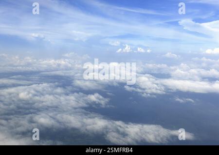 Clouds from 30,000 feet above see level Stock Photo - Alamy