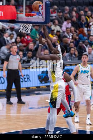 Indiana Pacers forward Pascal Siakam (43) in action as the Houston ...