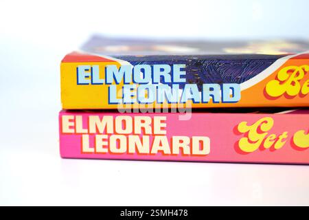 Elmore Leonard Books – Wales, UK – 09 February 2025 Stock Photo - Alamy