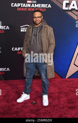 Eugene Byrd bei der Weltpremiere des Kinofilms Captain America: Brave ...