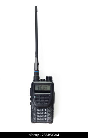 Handheld communication device with antenna designed for clear radio ...