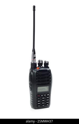 Handheld communication device with antenna designed for clear radio ...