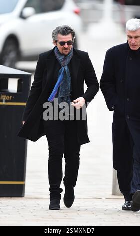 Joey Barton arrives at Liverpool Crown Court, where he is charged with ...