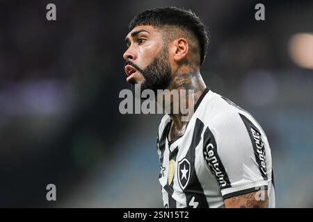 Alexander Barboza of Botafogo in action during the Recopa Sudamericana ...