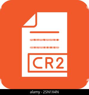 CR2 Vector Icon Design Illustration Stock Vector Image & Art - Alamy