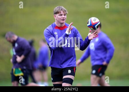England's Henry Pollock during a training session at LNER Community ...