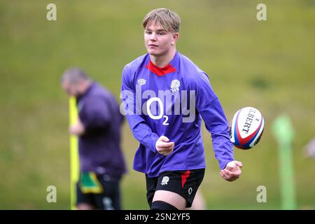 England's Henry Pollock during a training session at the Honda England ...