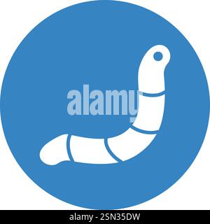 Worm illustration logo vector design Stock Vector Image & Art - Alamy