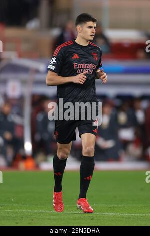 Monaco, Monaco. 12th Feb, 2025. Antonio Silva of SL Benfica looks on ...