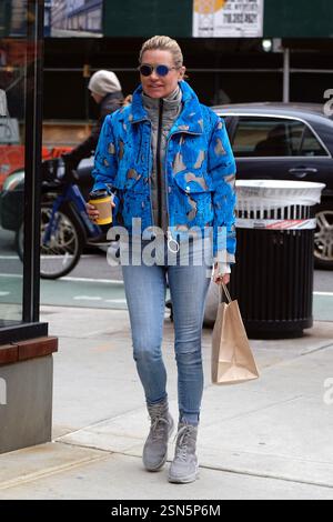Model Yolanda Hadid walks in the East Village on March 5 2018 in New ...