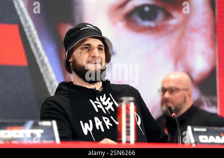 Liam Cameron during a press conference at Glaziers Hall, London ...