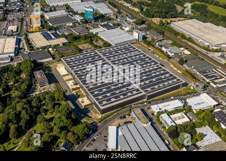 Aerial view, new building Avery Dennison Materials GmbH print image ...