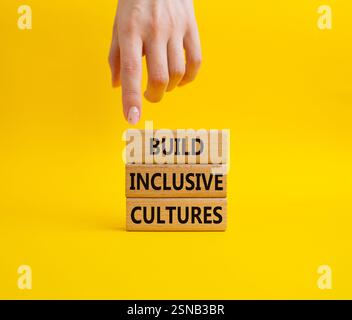 Build inclusive cultures symbol. Concept words Build inclusive cultures ...