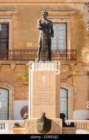 Pozzallo, Sicily, Italy - October 6, 2024: Monument to the Fallen of ...