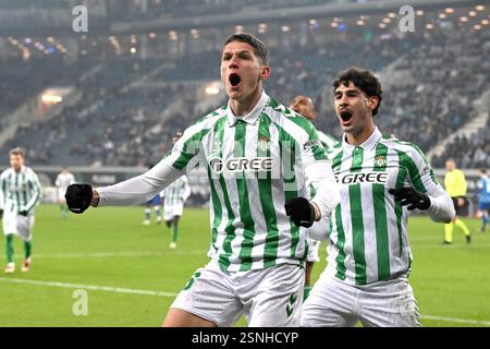 GENT - Sergi Altimira of Real Betis celebrates his goal during the UEFA ...