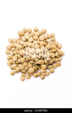 Lentils Isolated on White Background Stock Photo - Alamy