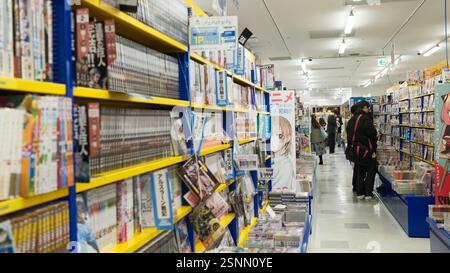 Kumamoto, Japan -January 18 2025: comic book store in Kumamoto ...