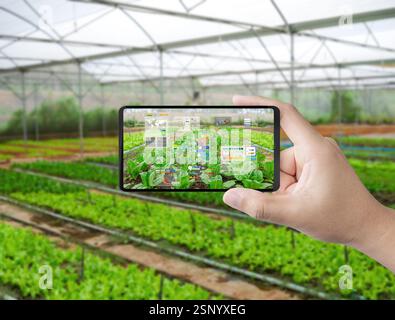 Farmer use digital mobile phone to collect, report and analyze data in ...