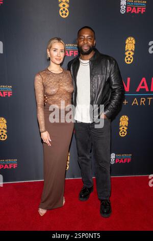 Jennifer Goldasic and Actor Thomas Copeland Jr attend the Los Angeles ...