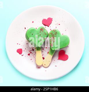 Raspberry scoop healthy food concept Stock Photo - Alamy