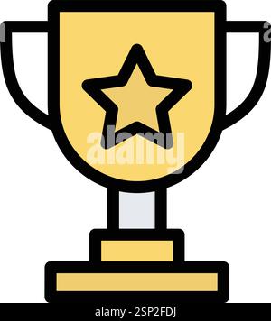 trophy vector icon modern illustration Stock Vector Image & Art - Alamy