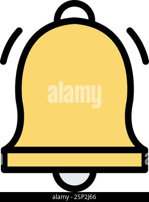 Bell vector icon. Modern vector illustration concepts. Easy to edit and ...