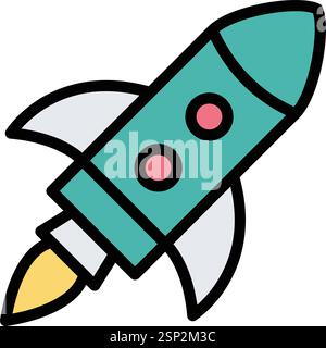 Rocket vector icon. Modern vector illustration concepts. Easy to edit ...