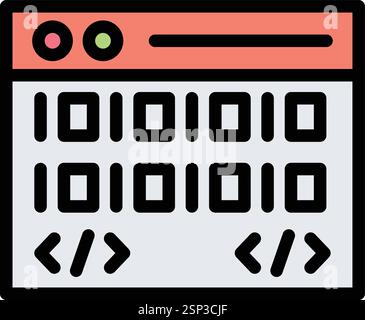 Coding vector icon. Modern vector illustration concepts. Easy to edit ...