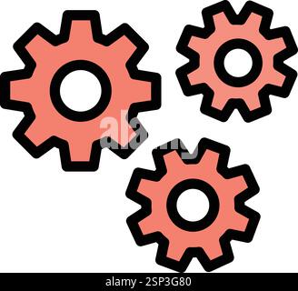 Setting vector icon. Modern vector illustration concepts. Easy to edit ...