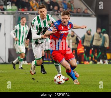 Lukáš Červ of F.C. Viktoria Plzeň is in action during the 2024/25 UEFA ...