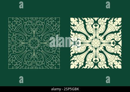 Kbach Khmer vector, Khmer art Stock Vector Image & Art - Alamy