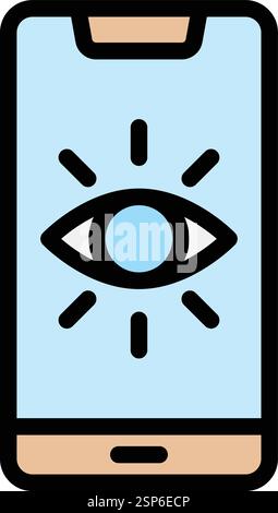 our vision vector icon isolated on transparent background, our vision ...