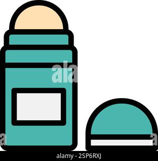 deodorant hygiene line icon vector. deodorant hygiene sign. isolated ...