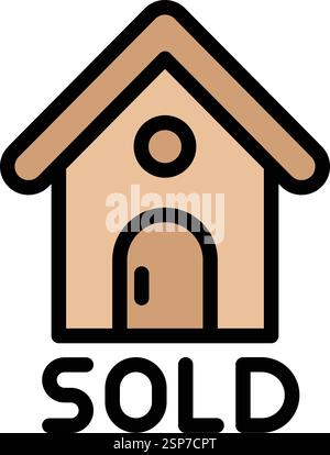 Sold Vector Icon Sign Icon Vector Illustration For Personal And ...