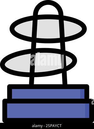 Ring icon vector, filled flat sign, solid pictogram isolated on white ...