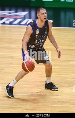 Nikola Ivanovic (Germani Brescia) during Final - Germani Brescia vs EA7 Emporio Armani Milano ...