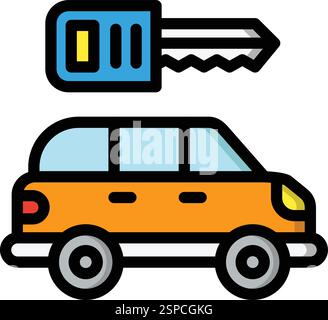 Key icon vector, filled flat sign, solid pictogram isolated on white ...