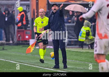 Referee Luca Zufferli gestures during Serie A 2025/26 football match ...